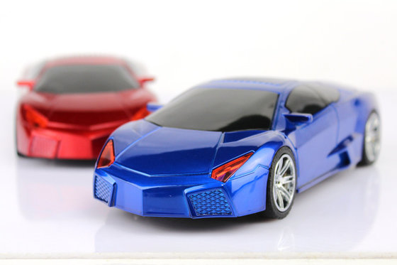 Car Shaped Portable Speakers For Laptops With SD And TF Card