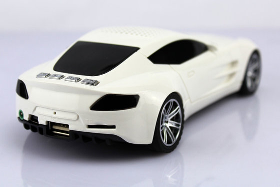 USB 2.0 ABS Portable Speakers For Laptops 3W With Car Shaped