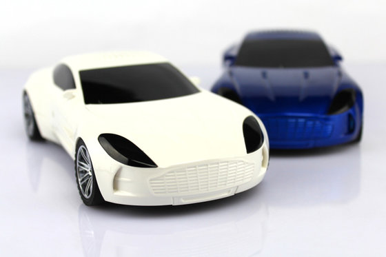 USB 2.0 ABS Portable Speakers For Laptops 3W With Car Shaped