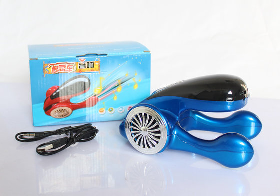 Car Model Mini Portable Speakers For Laptops , 80hz FM radio Speaker