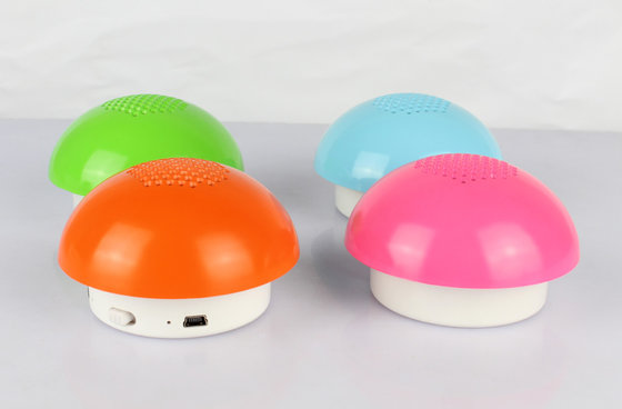 Colorful Bluetooth Stereo Speaker Battery Powered For Computer