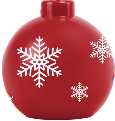Mini  Christmas Bomb Portable Speakers For Cell Phones 2w Red / Blue / Purple