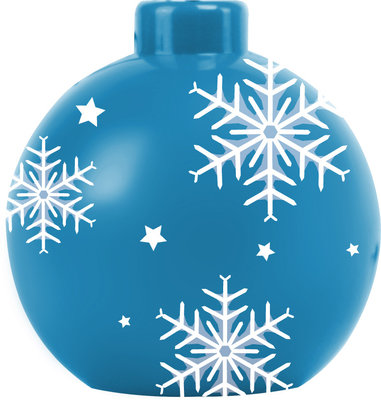 Mini  Christmas Bomb Portable Speakers For Cell Phones 2w Red / Blue / Purple