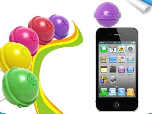 Mini Lollipop Portable Speakers For Cell Phones And Computer