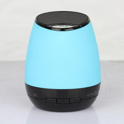 TF Card Bluetooth Stereo Speakers 3w Black Color For Mobile Phone