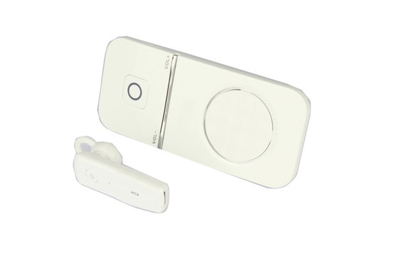 White Wireless Portable Bluetooth Speakers , Bluetooth Portable Speakers For Car