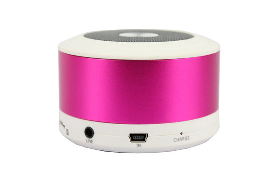 Aluminum Hands Free Bluetooth Speakers Dc5v With Tf Card And Fm Radio