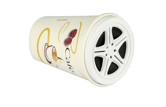 Cup Lid 2W Portable Speakers For Cell Phones With USB And TF Slot