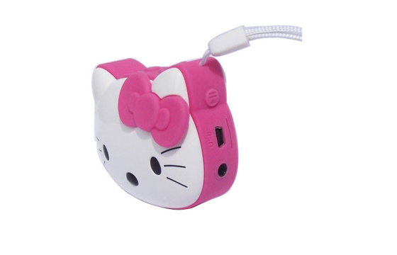 Lovely Hello Kitty Portable Speakers For Cell Phones With FM Radio