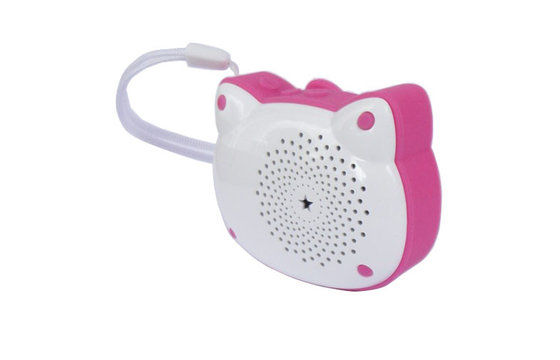 Pink Mini Portable Speakers For Cell Phones / Iphone /Ipad / Laptop