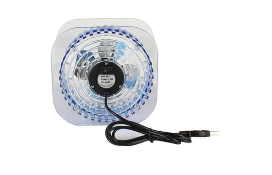 Portable Mental USB Desk Fan Mini Power Saving For Laptop Cooling