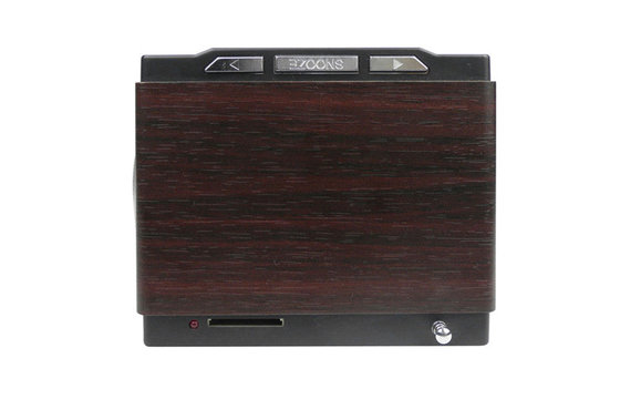 Remote Control Wooden Speakers With FM Radio For Cellphone , Computer