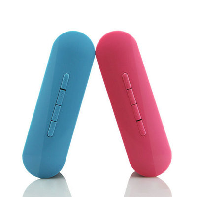Portable Pill Wireless Bluetooth Speaker for iPhone Mobile Phone / iPad Customized Color
