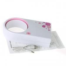 Logo printed Mini promotional Gift Bladeless speed Laptop USB Cooling Fan