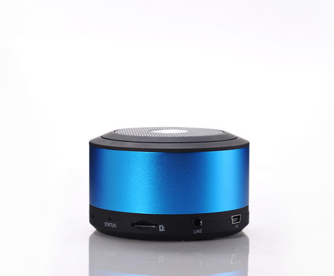outdoor Supper Bass Mini Bluetooth Speaker Micro ABS , Aluminium for samsung