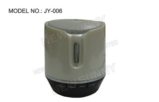 round Wireless Portable Bluetooth Speaker with Fm Radio , iphone Bluetooth Music Player
