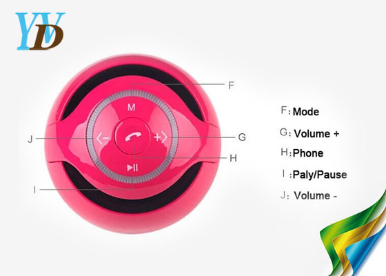 Travel Car Eggs Style Handsfree Stereo Bluetooth Speaker With FM TF Card