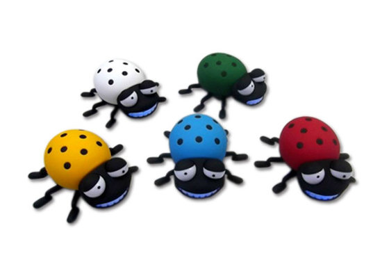 Mini Portable Wireless Cell Phone Speakers Funny Insect Shaped With Digital Display