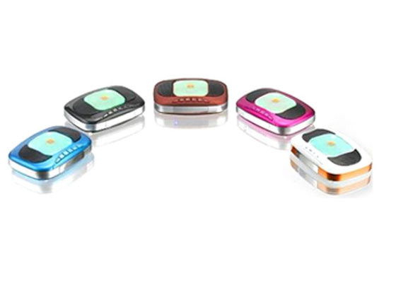 Stereo Mini Wireless Cell Phone Speakers Bluetooth With Micro SD Card / USB