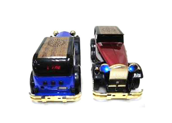 Mini Wireless Cell Phone Speakers , Mini Car Model Speaker With TF Card / USB