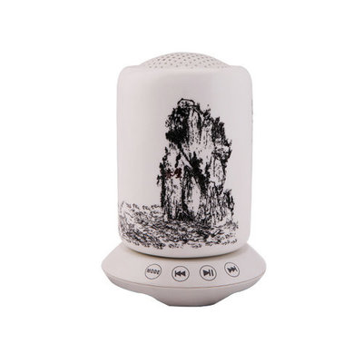 Elegant Active Ceramic Stereo Bluetooth Speakers 3.7V / 600mAh Li Battery for Mobile Phone