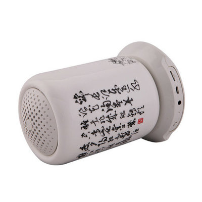 Elegant Active Ceramic Stereo Bluetooth Speakers 3.7V / 600mAh Li Battery for Mobile Phone