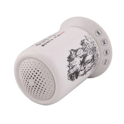 Elegant Active Ceramic Stereo Bluetooth Speakers 3.7V / 600mAh Li Battery for Mobile Phone