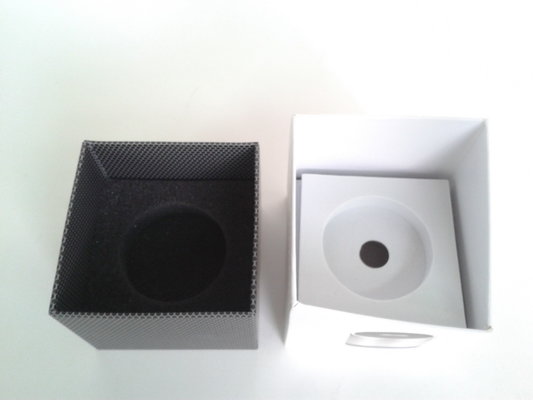 Rigid Mini Bluetooth Speaker Electronics Packaging , Hot Stamping Coated Paper Packaging With EVA Foam