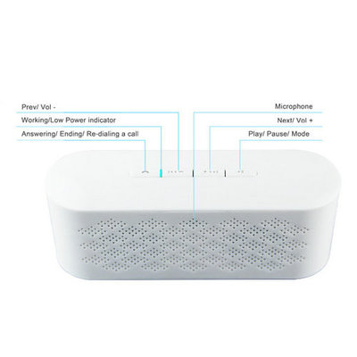 Audio Waterproof Active iPhone Bluetooth Speakers 90Hz-20KHz for Smart Phone or Notebook