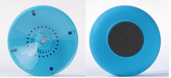 beautiful yellow / blue round Waterproof Portable Wireless Bluetooth Speakers