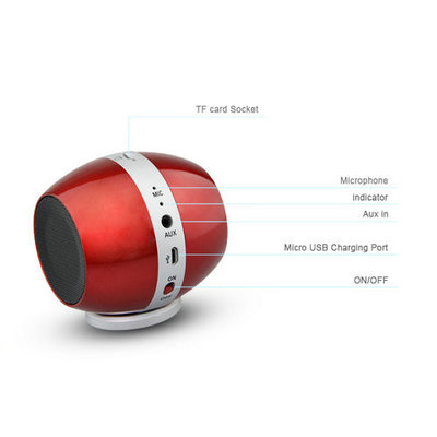 ABS Hifi Bluetooth Dock Speaker / Mini Audio Speaker for Portable Audio Player