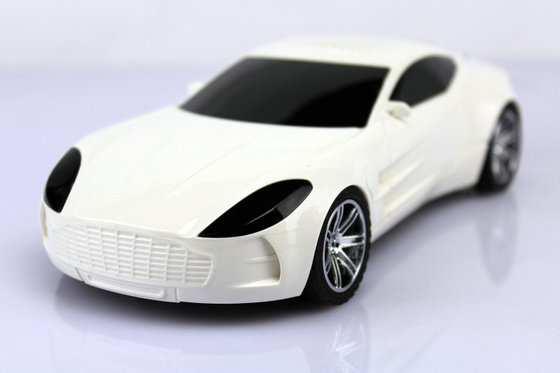 3W Portable Bluetooth Speaker With FM Radio / Car Shaped Speakers With SD Card For Laptops