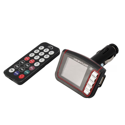 Black 1.8" Lcd206 Fm Channels Sd / Mmc car Mp3 Mp4 Player Fm Transmitter Car Electronics Products