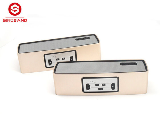 Hands Free Bluetooth Hi Fi Speakers , Cell Phone Bluetooth Cube Speakers
