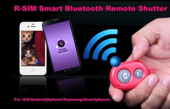 Smart Travel Bluetooth Remote Shutter for iPhone / Samsung / HTC