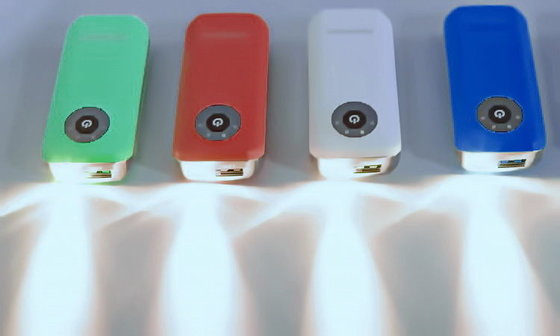 Portable Cell Phone Power Bank Aluminium 5600mah external battery charger