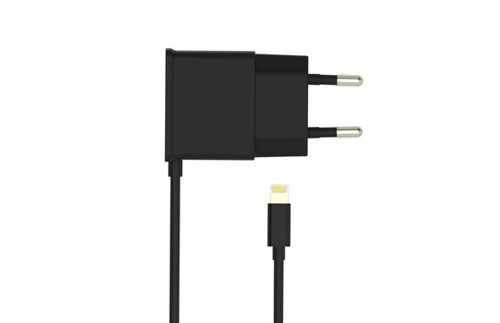 MFI Portable Smartphone Charger USB Port  Built In Lightning Cable