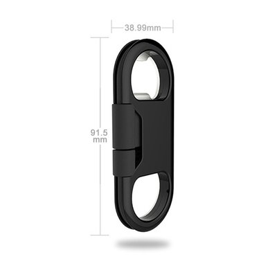 20CM Micro USB Data Cable Beer Bottle Opener Key Chain Micro USB Connector