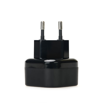 2.4A / 3.1A Dual USB Charger Adapter , EU / UK Plug USB Power Charger Adapter