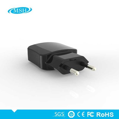 EU Plug Universal Power USB Adapter , 5V 2.4A / 3.1A 2 Port USB Adapter Charger