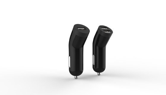 Mini USB Car Charger Dual USB Port Input 12-24 V Output 2.4 Amp / 3.1 Amp