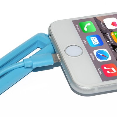 Key Chain Design MFI Lightning Cable IPhone IPad IPod Suitable Silicone Material
