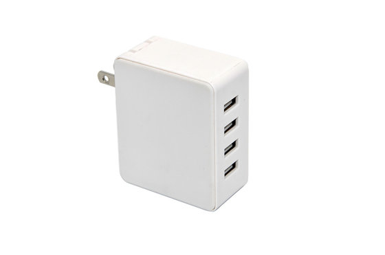 Foldable US Plug Multi Port USB Charger ETL CETL DOE FCC HM 7P Certified