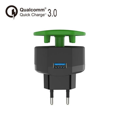 Single Port Fast Charger For Mobile Phones ABS PC Material 100-240V Input