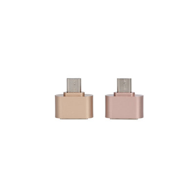 CE ROHS USB Type C Micro USB Adapter USB A Interface Female Aluminum Material
