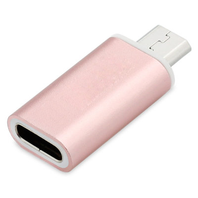 High Speed Micro USB To USB C Adapter , Aluminum USB Type C Adapter 