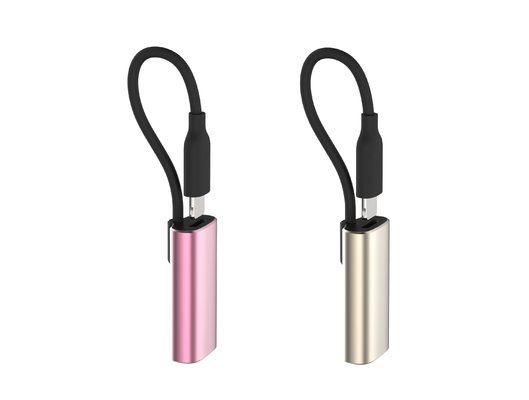 3.5mm Aux Headphone Apple USB Lightning Adapter , CE ROHS Iphone Micro USB Adapter