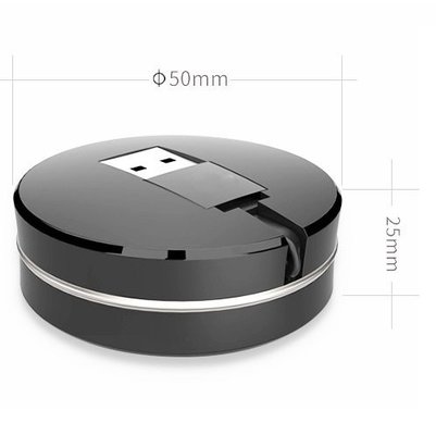 Retractable 1m MFI Lightning Cable Quick Charging Data Cable ​