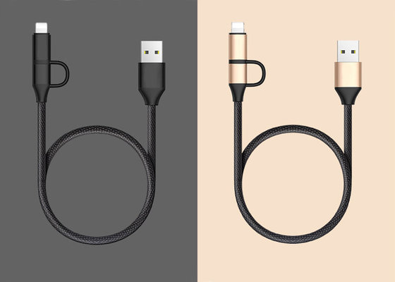MFI Lightning Cable Samsung Galaxy S7 Edge / S6 / S5 / S4 Micro USB Charging Cable