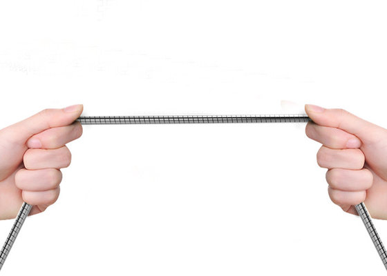 Stainless Steel Spring MFI Lightning Cable for iPhone / iPad / iPod